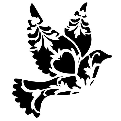 Printable Bird Stencil Calendar Productivity Hacks