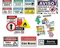 Placas De Sinalização De Obras Construção Civil