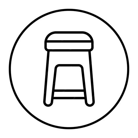 Premium Vector Stool Vector Illustration