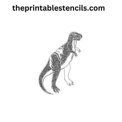 23 Free Printable Dinosaur Stencil Designs