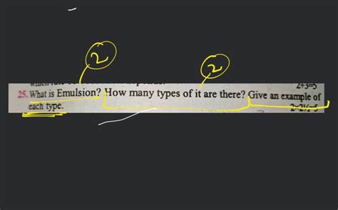 What Is Emulsion How Many Types Of It Are There Give An Example Of Each