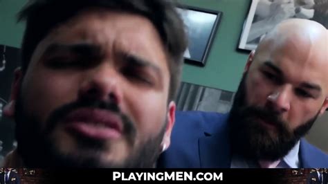 Whiskery Buff Financial Specialists Have Extreme Buttcentric Beating