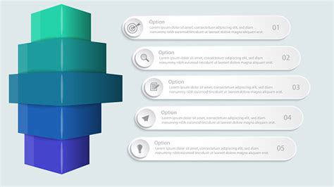 워크플로 레이아웃 다이어그램 숫자 옵션 스텝 업 옵션 웹 디자인 및 프레젠테이션을 위한 원 및 5가지 옵션 또는 단계가 있는 인포그래픽 0명에 대한 스톡 벡터 아트 및 기타