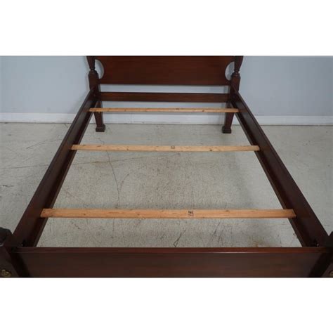 Lexington Queen Size Cherry Rice Bed Chairish