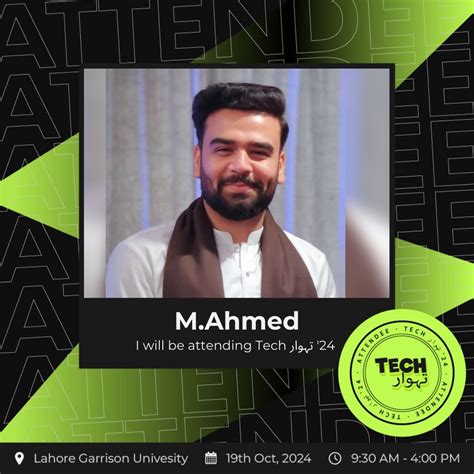 Muhammad Ahmed On Linkedin Ill Be Attending Tech تہوار 24 Were Just Days Away From The Most