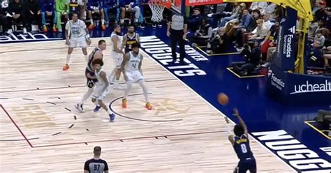 Nikola Jokics Volleyball Assist Has To Be Seen To Be Believed