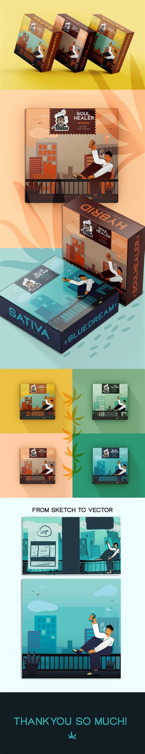 Vape Packaging Design Vector Illustration Behance