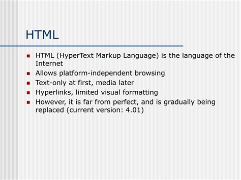 Ppt Sgml Html Xml Do We Really Need All That Powerpoint