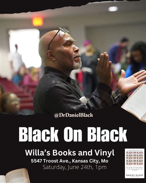My Cousin Dr Daniel Black Will Be Speaking About His New Book At My