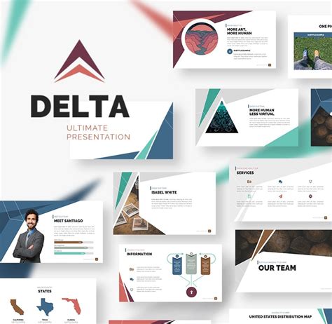 Delta Presentation Powerpoint Template Templatemonster