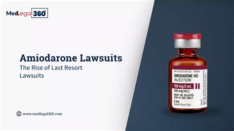 Amiodarone Lawsuits When A Lifesaving Drug Causes Harm