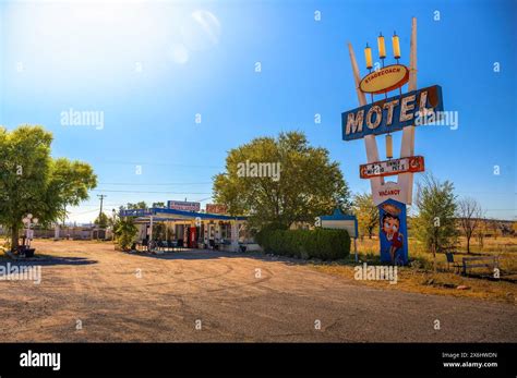 The Stagecoach 66 Motel Located On Historic Route 66 In Seligman