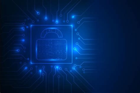 premium vector binary code protection technology abstract futuristic