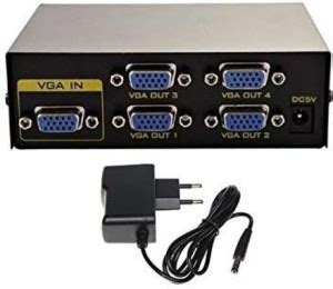 TERABYTE Port VGA Splitter Sharing Switch Box MHz Input Output VGA Switcher PC To