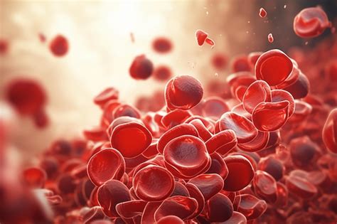 Premium Ai Image Erythrocytes Red Blood Cells Macro Photo