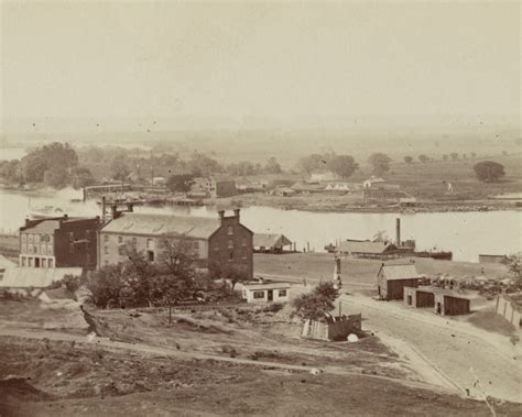View Of Richmond Virginia James River 1880s 1800s New