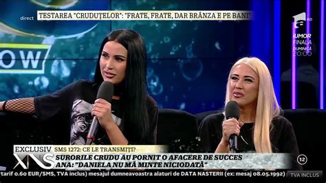 Daniela Crudu ”vorbesc Non Stop Despre Sex Cu Sora Mea” Youtube