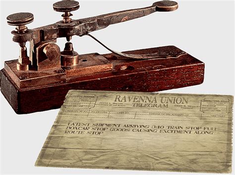 Electrical Telegraph Invention Morse Code Communication Samuel Morse