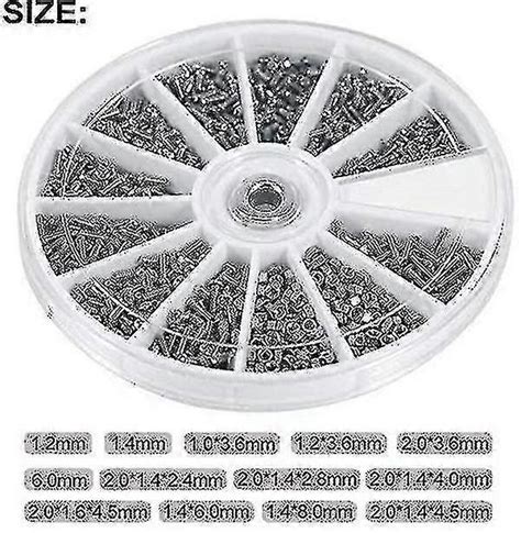 600pcs Kit Mini Screws Nuts Stainless Steel Set Assortment Fruugo Uk