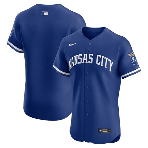 Mens Kansas City Royals Nike Royal Alternate Elite Jersey