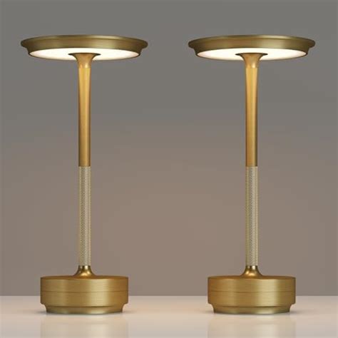 Tbbga 2 Pack Rechargeable Cordless Table Lamps Portable 5000mah