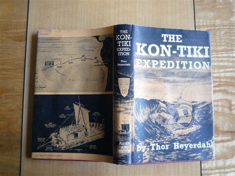 The Kon Tiki Expedition Author Signed By Heyerdahl Thor Shellhouse