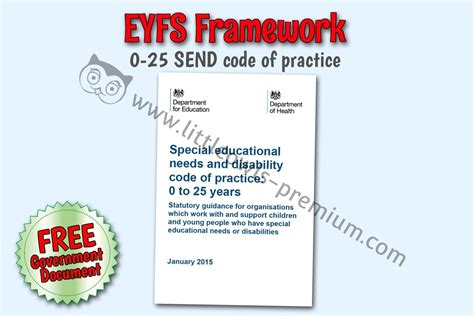 Revised 2025 Eyfs Statutory Framework For Group And School Based