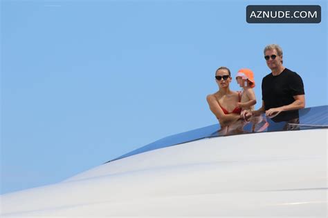 Natasha Poly Sexy Seen On A Yacht With Her Husband In Saint Tropez