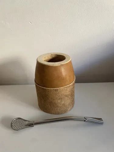 Mate De Calabaza Cbase De Cuerobombilla De Acero Pico Rey Marrón Coquito Envío Gratis