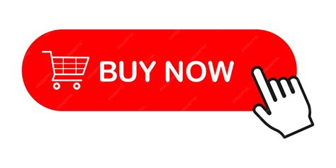 Premium Vector Red Buy Now Button For Web Design Click Here Button