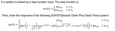 If A System Is Tested By A Step Function Input The