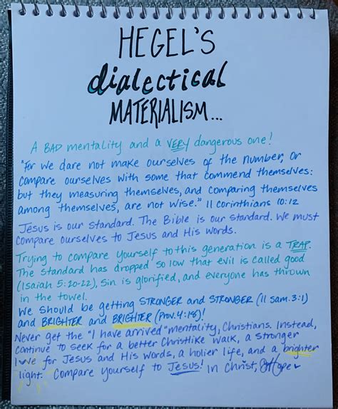 Hegels Dialectical Materialism