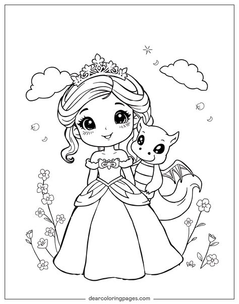 公主塗色頁 27個免費設計，隨時下載