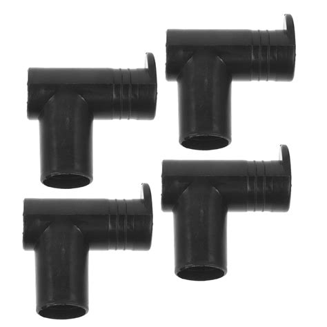 Mlins 4pcs Clothes Drying Rack Connector Replacement Plastic Right
