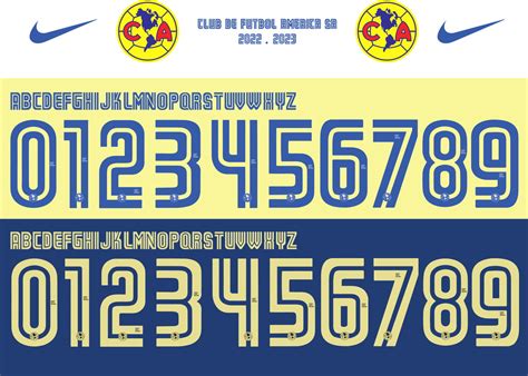 Fonte Vetor Tipografia Club De Fútbol América S A 2022 2023