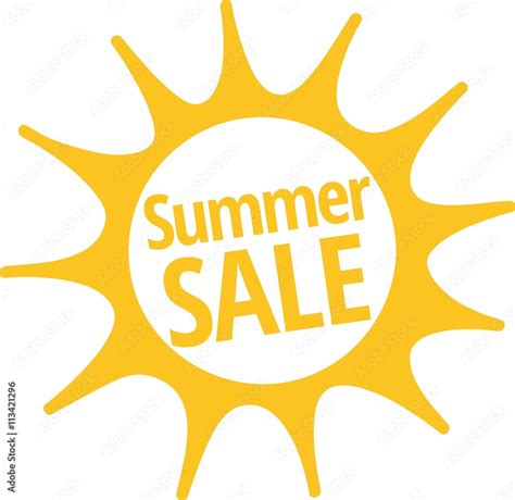 Summer Sale Stock Vektorgrafik Adobe Stock
