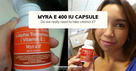 Review Myra E 400 Iu Capsule