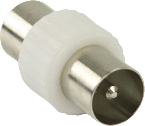 Coax Adapter Coax Male Iec Coax Male Iec Wit Bol