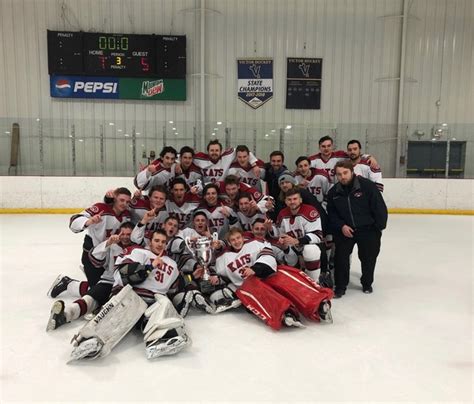 Ecc Kats Mens Hockey Moves On To Albany Playoffs After Winning Unychl Championship Ny Hockey