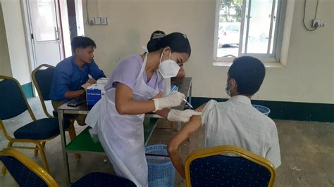 လှိုင်းဘွဲမြို့နယ်တွင် စတုတ္ထအသုတ်ဒုတိယအကြိမ် ကိုဗစ် ၁၉ ရောဂါကာကွယ