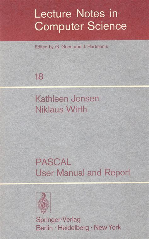 Books By Niklaus Wirth Pascal For Small Machines