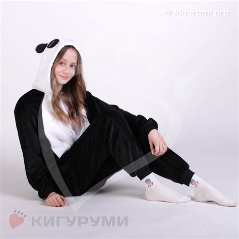 Панда Черные ушки • Магазин Кигуруми Волгоград