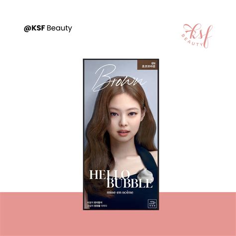 Mise En Scene Hello Bubble 6n Choco Brown 95g Ksf Beauty