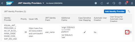 Setup Single Sign On In Sap Hana Cloud Administrat Sap Community