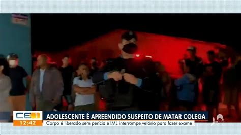 Vídeo Adolescente é Apreendido Suspeito De Matar Colega Após Discussão