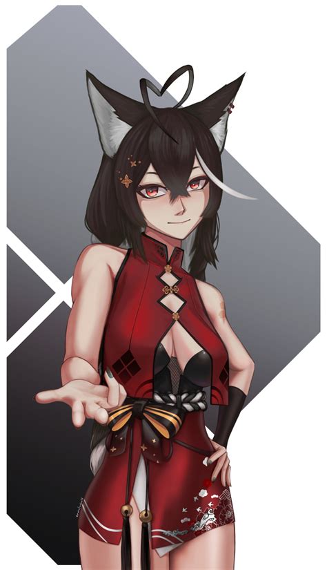 Rule 34 Brown Hair Female Momotexx Vtuber Red Eyes Virtual Youtuber