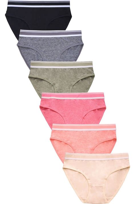 247 Frenzy Womens Essentials Pack Of 6 Sofra Or Mamia Assorted Cotton