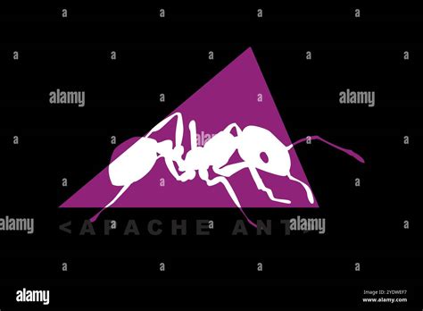 Technology Apache Ant Apache Ant Black Background Brand Name Stock Photo Alamy