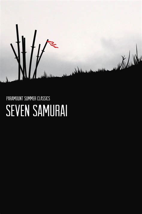Seven Samurai Poster The Seven Samurai Reissue Movie Poster Akira