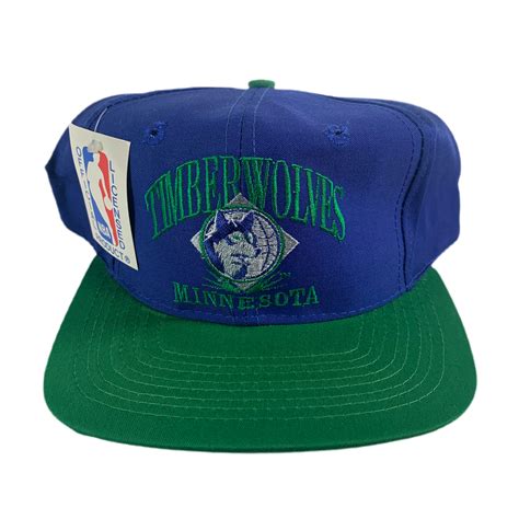 Vintage Minnesota Timberwolves Nba Signature Snapback Hat